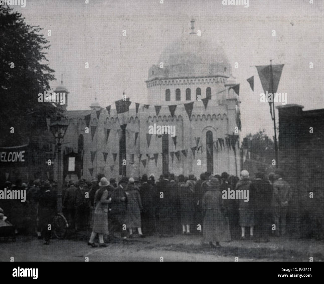 79 Fazl Mosque inauguration, 1926 Stock Photo - Alamy