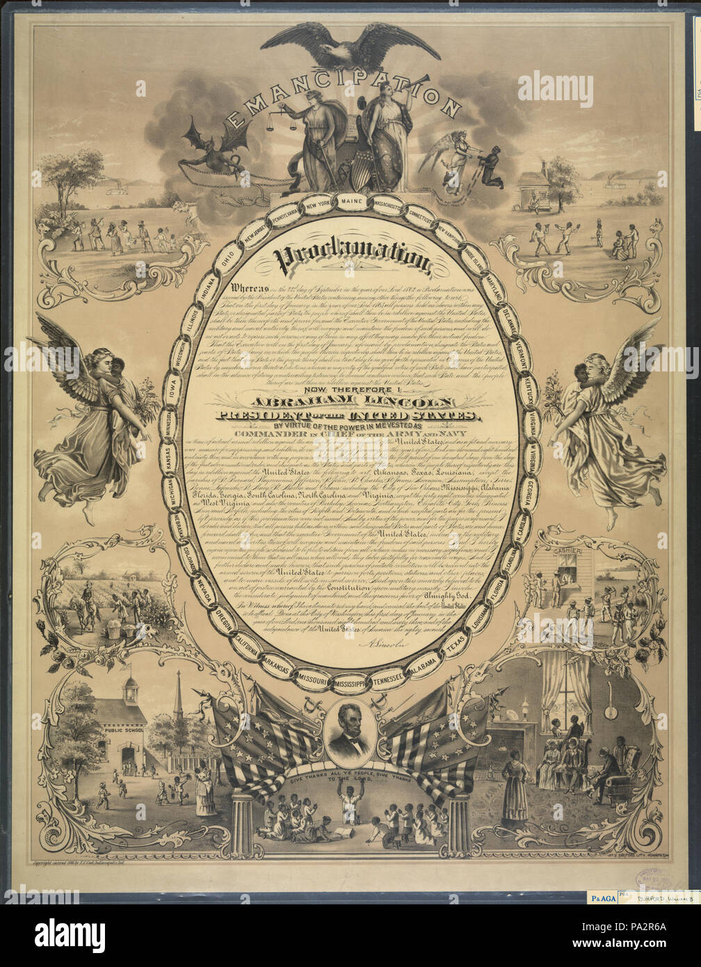 Emancipation proclamation document hi-res stock photography and images ...