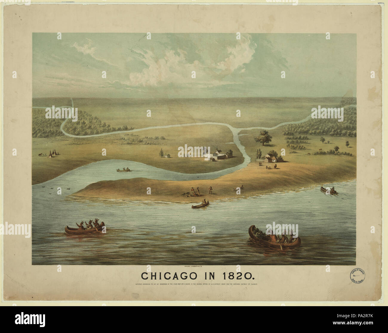 Early chicago settlement hi-res stock photography and images - Alamy