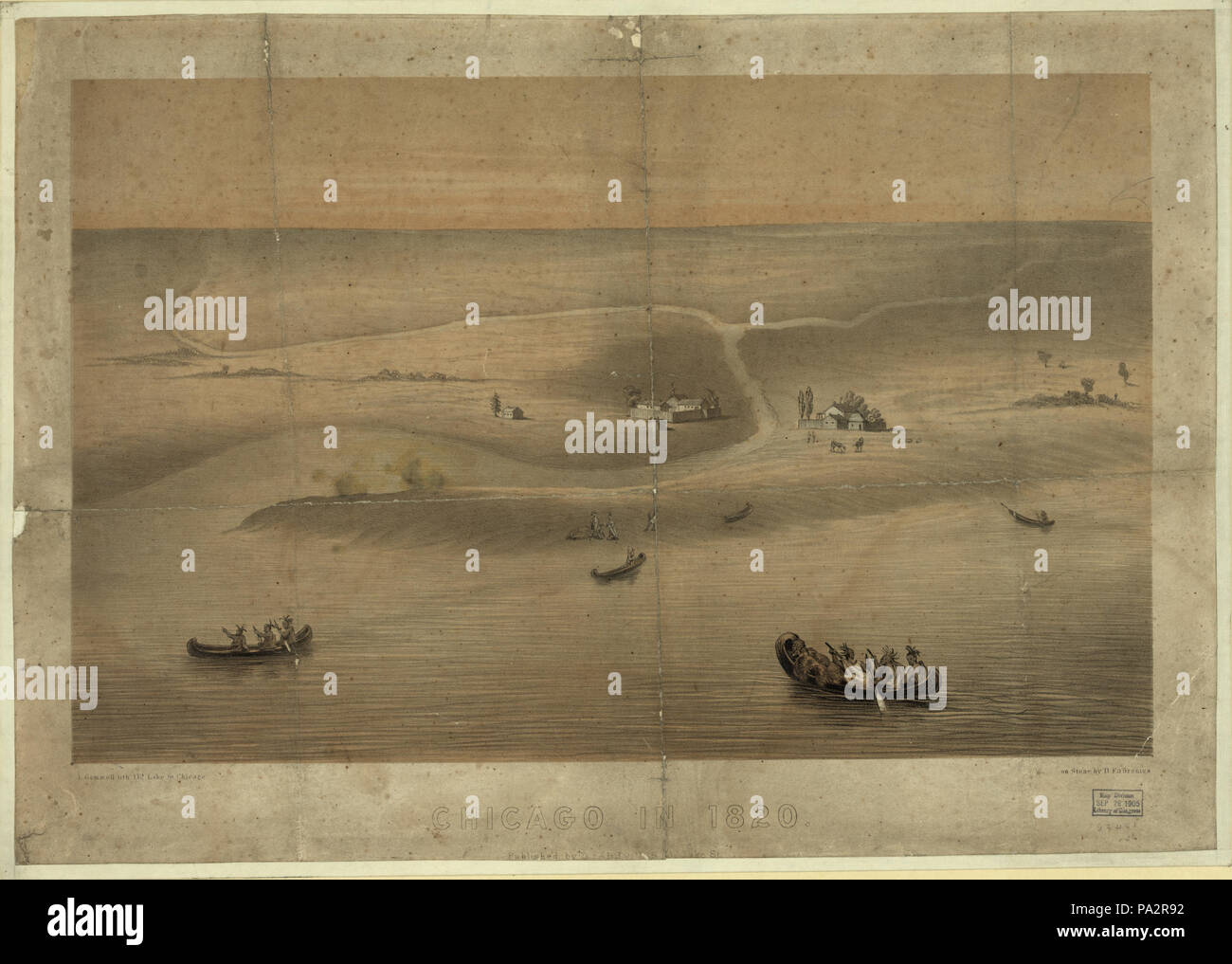 Chicago in 1820 hi-res stock photography and images - Alamy