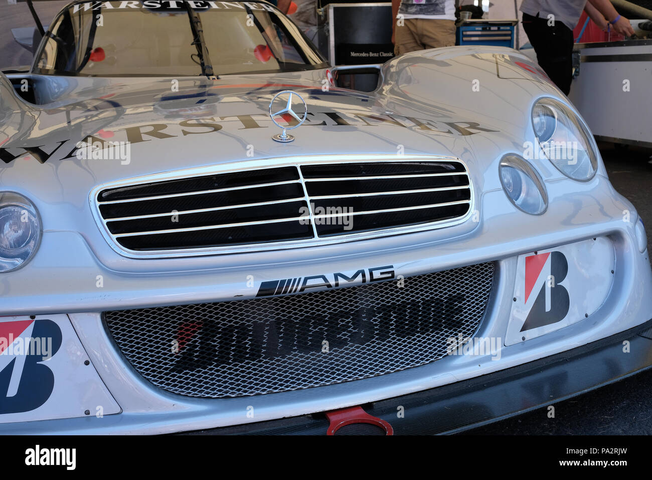 July 2018 - Mercedes Benz CLR 25th celebration of the Goodwood festival ...