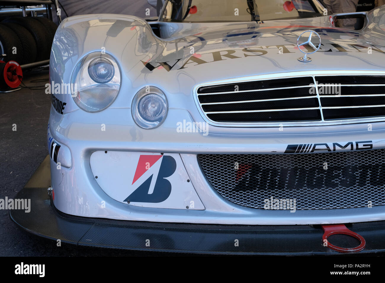 July 2018 - Mercedes Benz CLR 25th celebration of the Goodwood festival ...