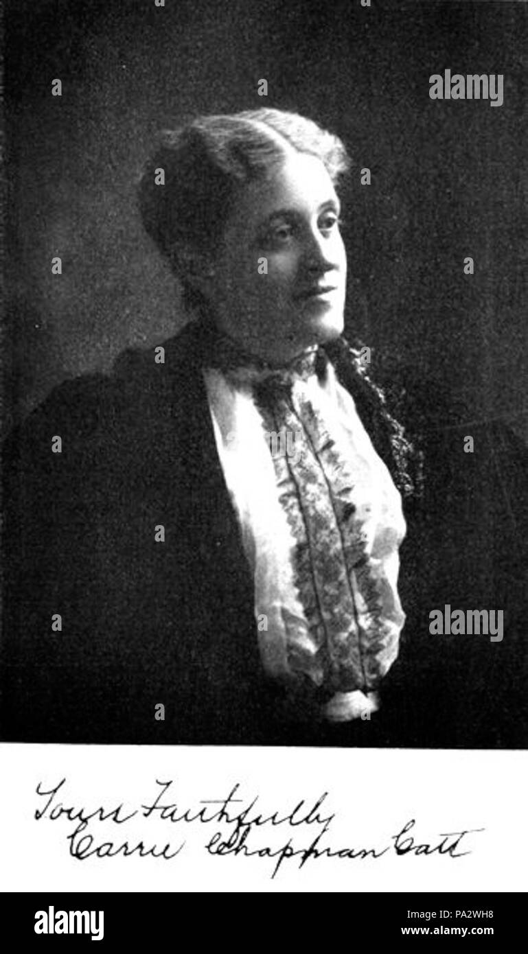 Carrie chapman catt 1920 hi-res stock photography and images - Alamy