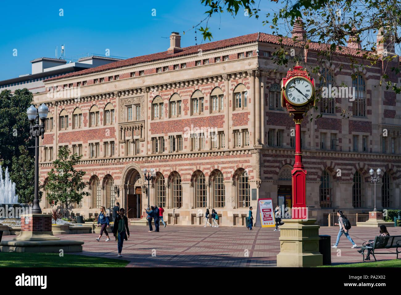Los Angeles, MAR 29: Exterior view of the USC Career Center on MAR 29 ...