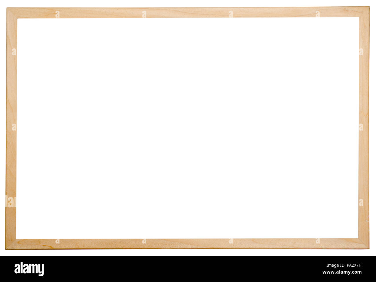 Narrow picture frame isolated on white background Stock Photo - Alamy