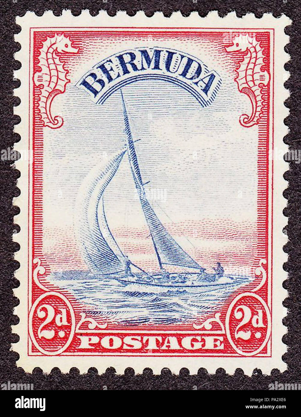 34 Bermuda sail 1938-2d Stock Photo - Alamy