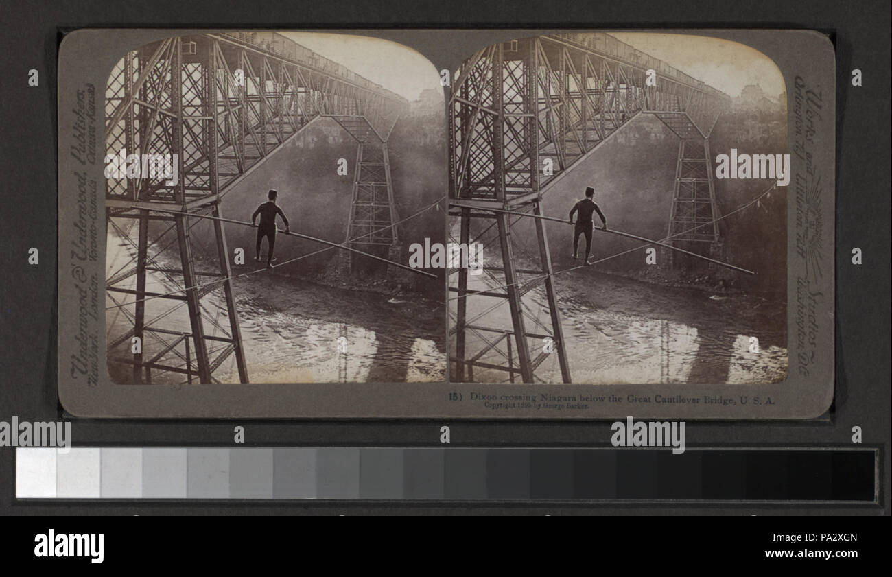 581 Dixon crossing Niagara below the Great Cantilever Bridge, U.S.A ...