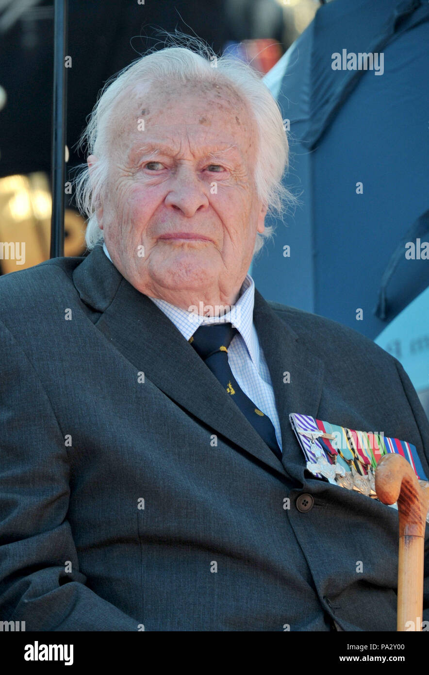 Battle of Britain veteran Geoffrey Harris Augustus Wellum, the youngest ...