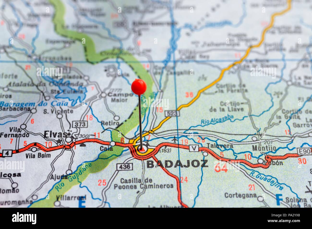 Map Of Badajoz High Resolution Stock Photography and Images - Alamy