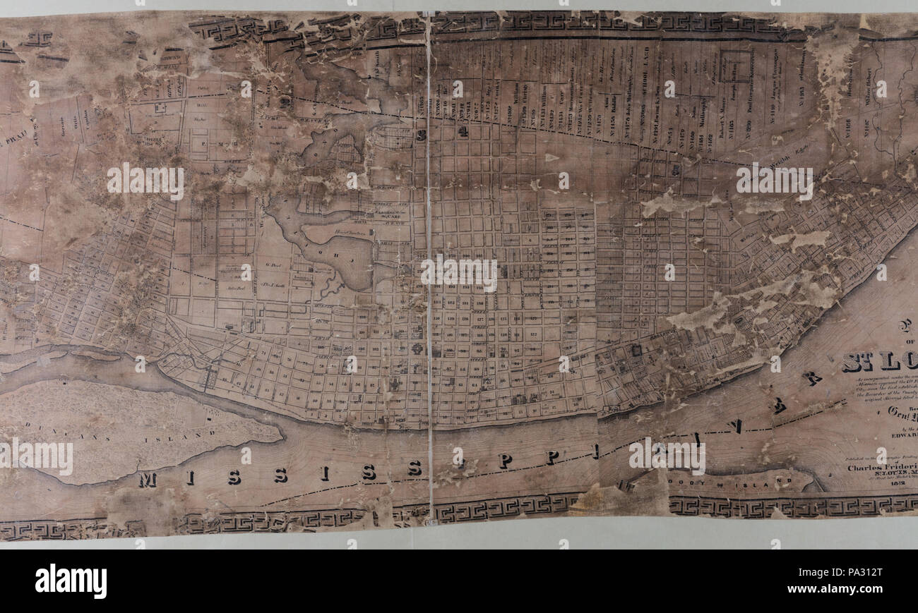 86 A Plan of the City of St. Louis, Mo. as incorporated under the ...