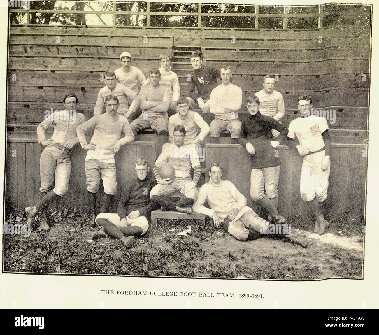 661 Fordham football team 1890-91 Stock Photo - Alamy