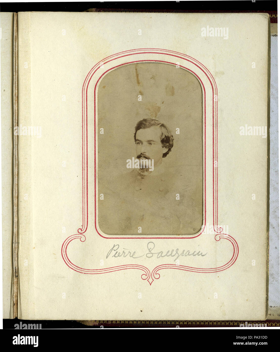 141 Anton Pierre Saugrain, Adjutant, 27th Arkansas Infantry ...