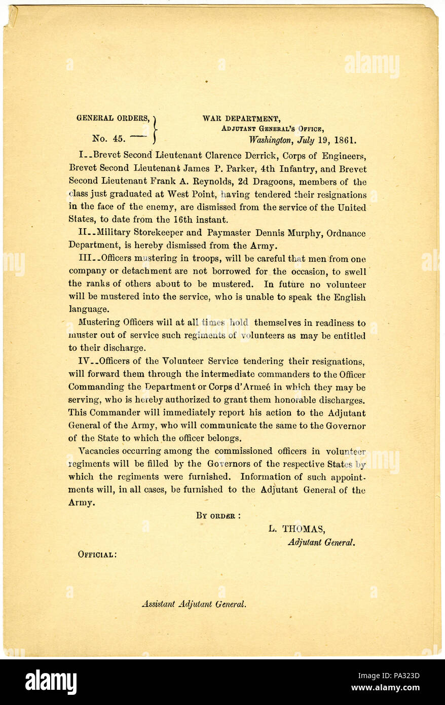 697 General Orders, No. 45, War Department, Adjutant General's Office ...
