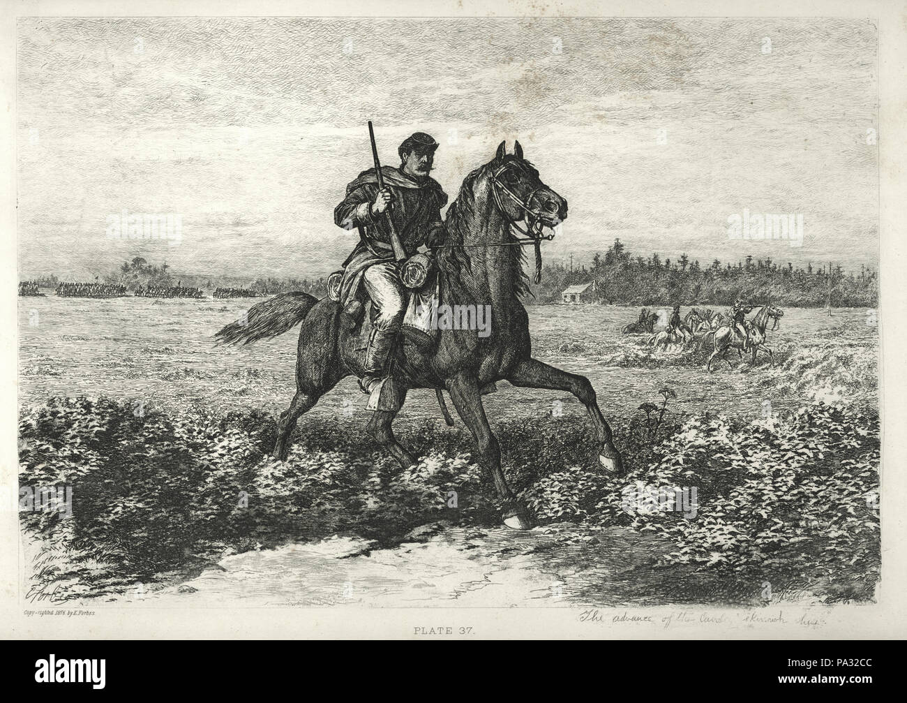 Cavalry skirmish hi-res stock photography and images - Alamy
