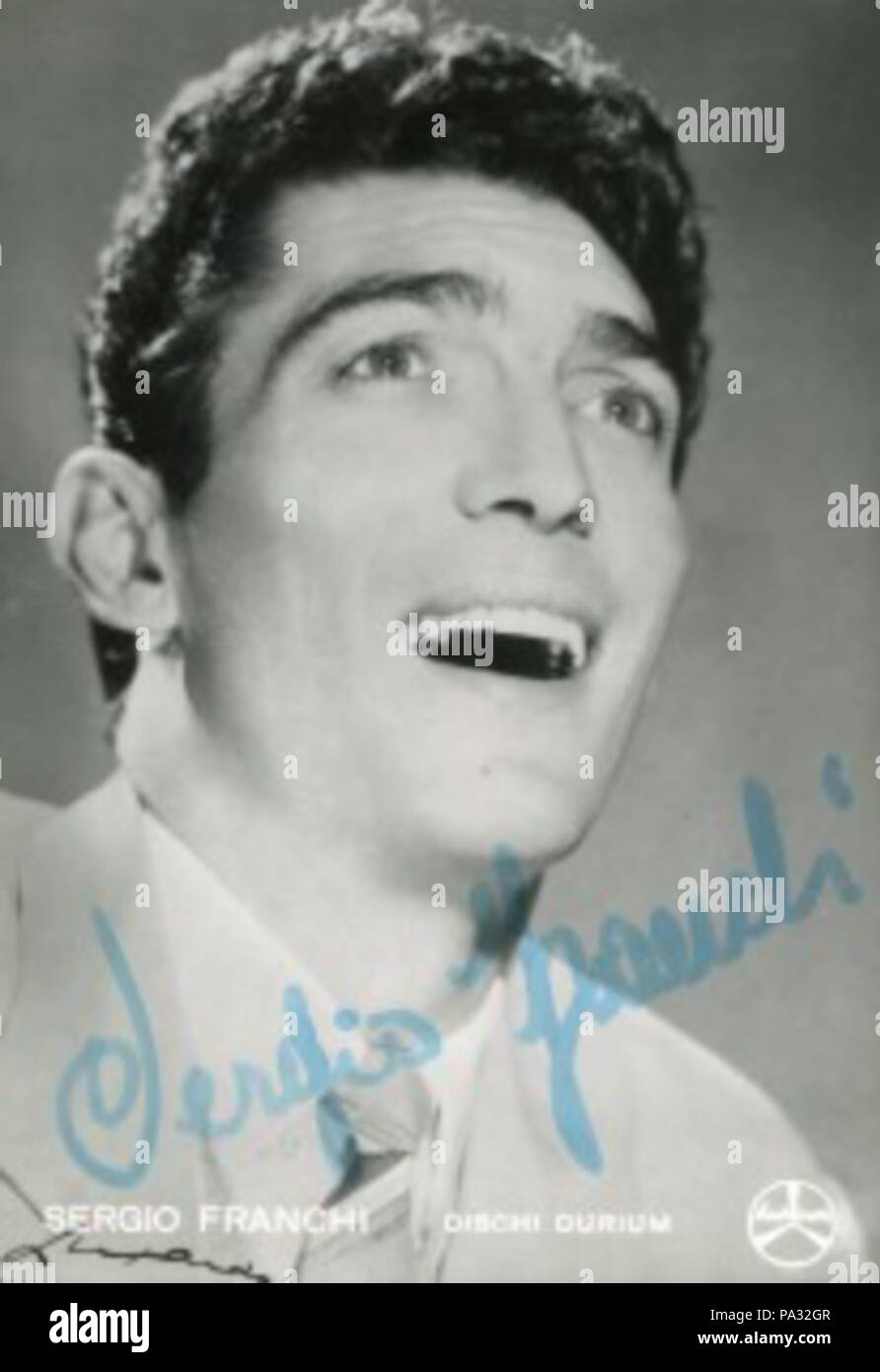 232 Sergio Franchi Disco Durium 1960 Stock Photo - Alamy