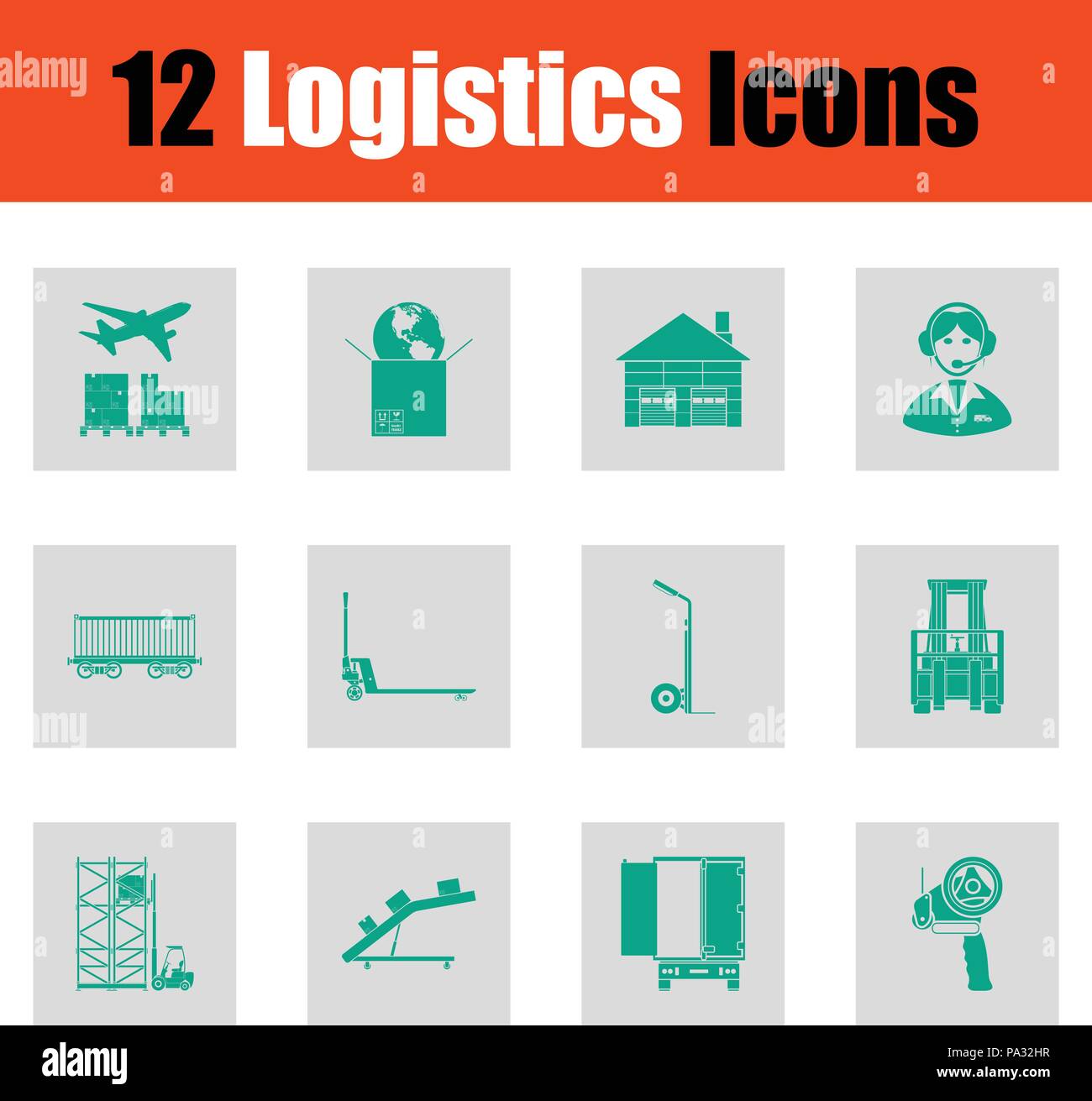 Cargo plane loading goods Stock Vector Images - Alamy