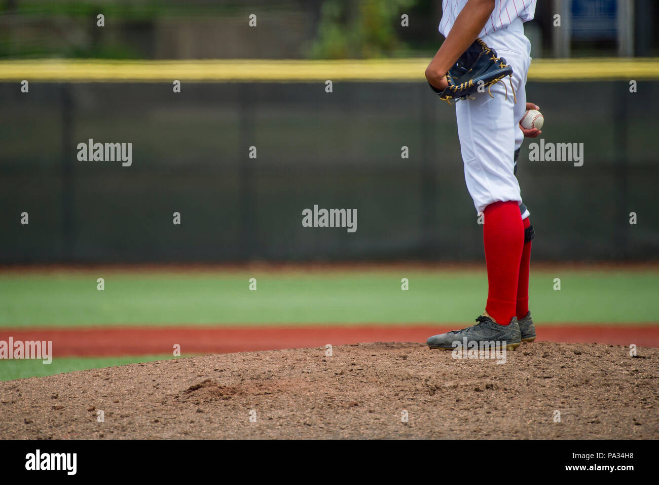 Baseball glove detail hi-res stock photography and images - Alamy