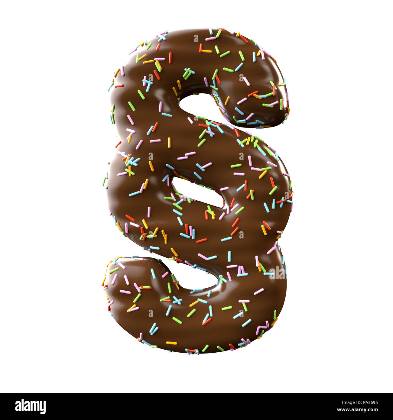 chocolate dollar symbol Isolated on white background Stock Photo - Alamy