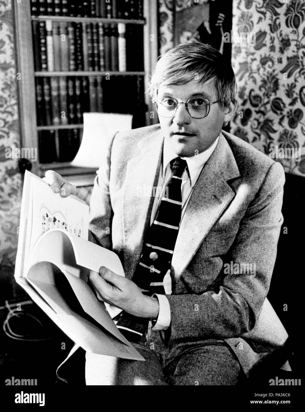 David Hockney. *Sourced from London Weekend Television Stock Photo - Alamy