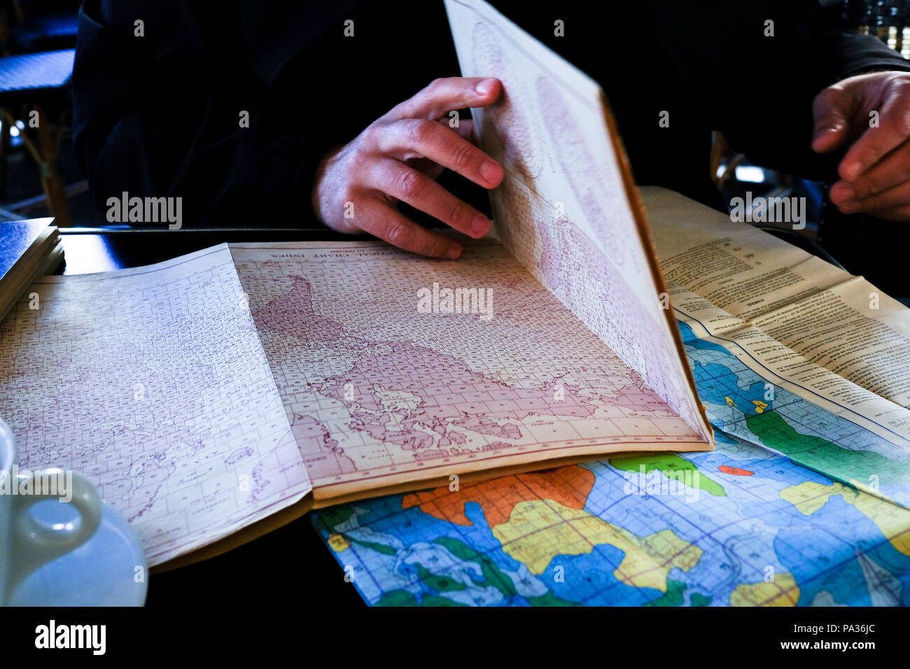 Plotting table hi-res stock photography and images - Alamy