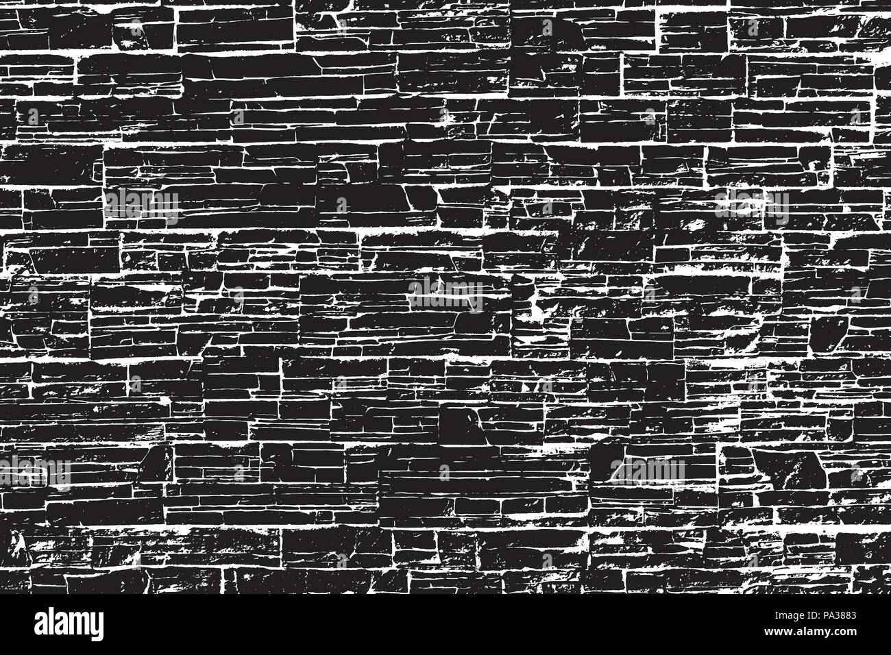 Distressed brick building Stock Vector Images - Alamy