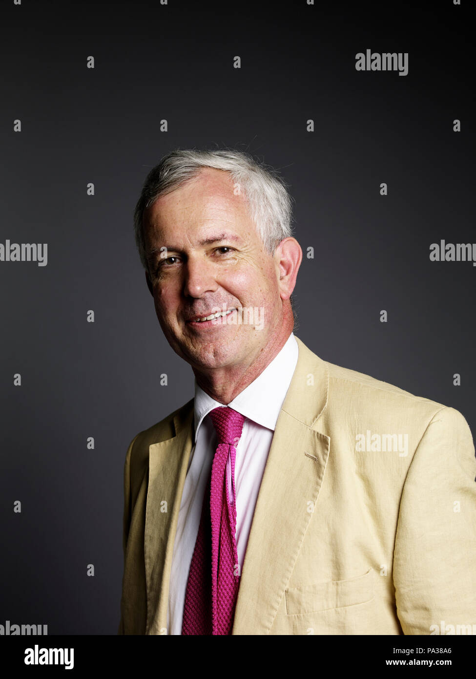 Andrew Gimson at the Oldie Literary Lunch 17/07/18; ; Photography Neil ...