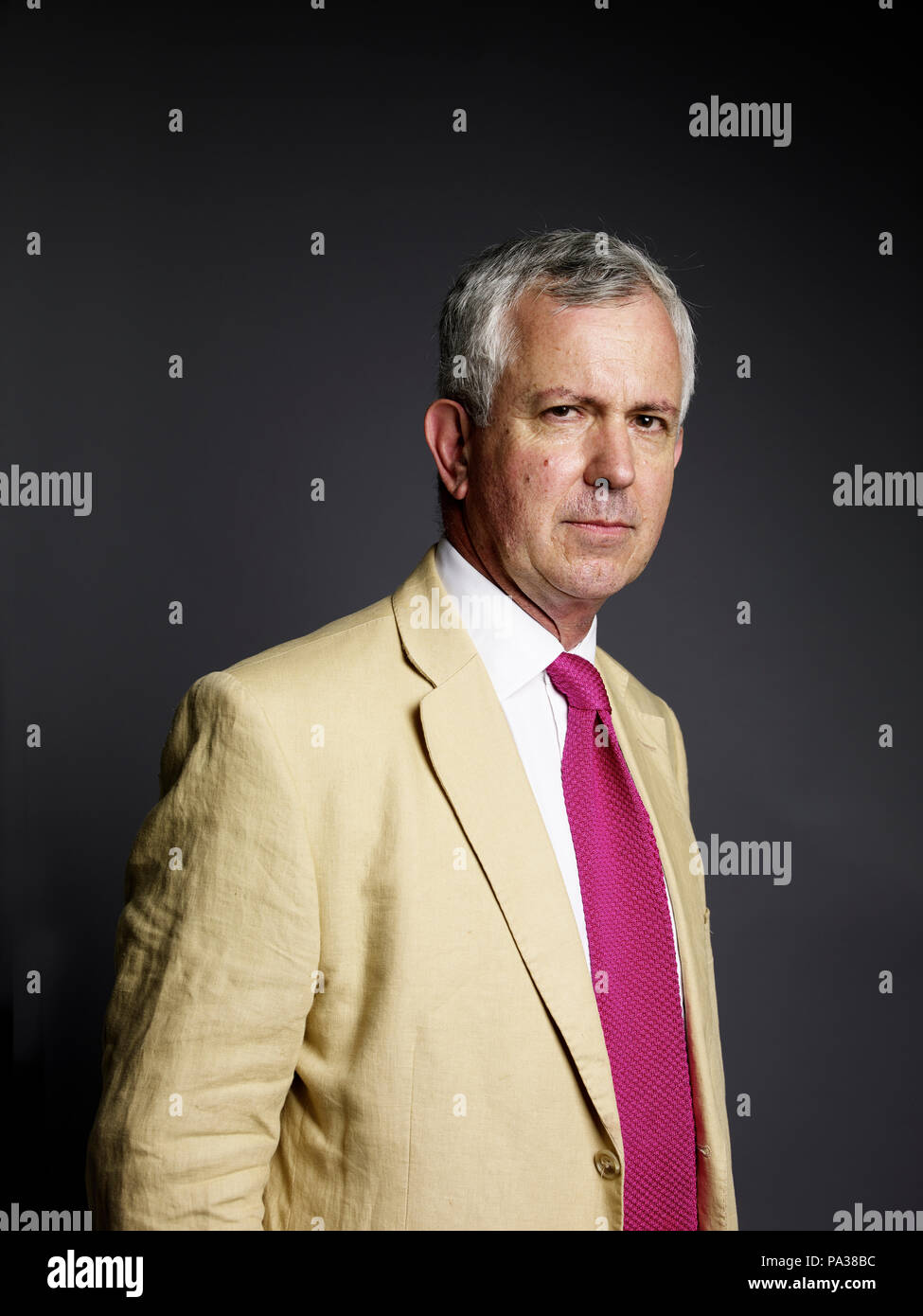 Andrew Gimson at the Oldie Literary Lunch 17/07/18; ; Photography Neil ...