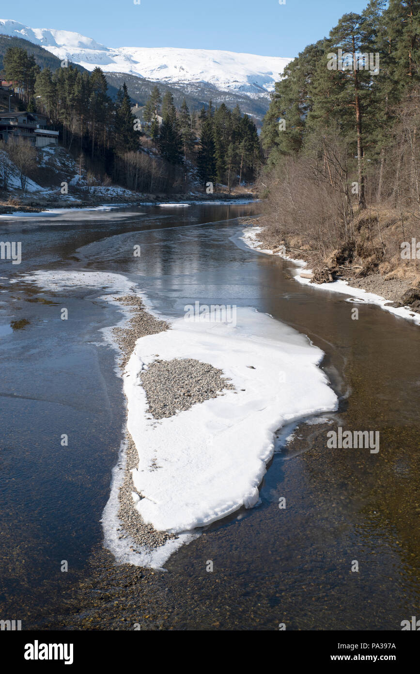 The Vosso river, Vossangen, Norway Stock Photo - Alamy