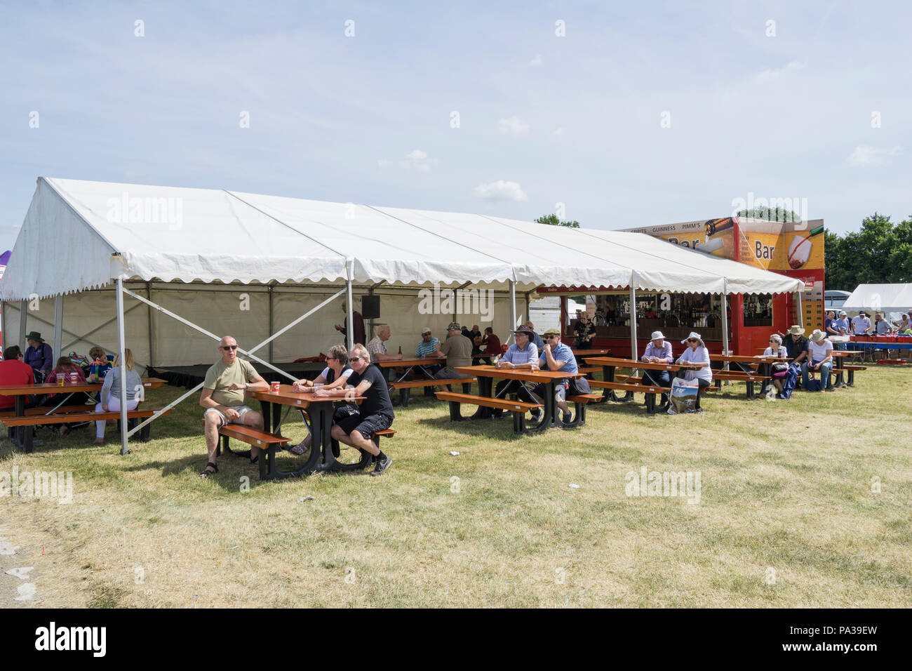 Beer tent at wings and wheels hi-res stock photography and images - Alamy