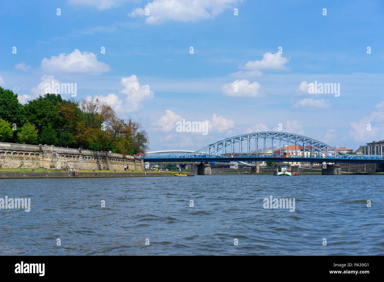 The River Vistula (Visla) at Krakow, Poland,Europe Stock Photo - Alamy