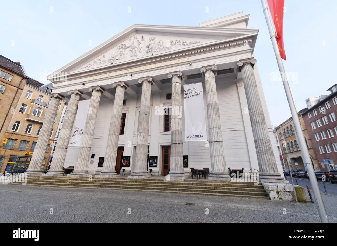 Theater Aachen - theatre building Stock Photo - Alamy