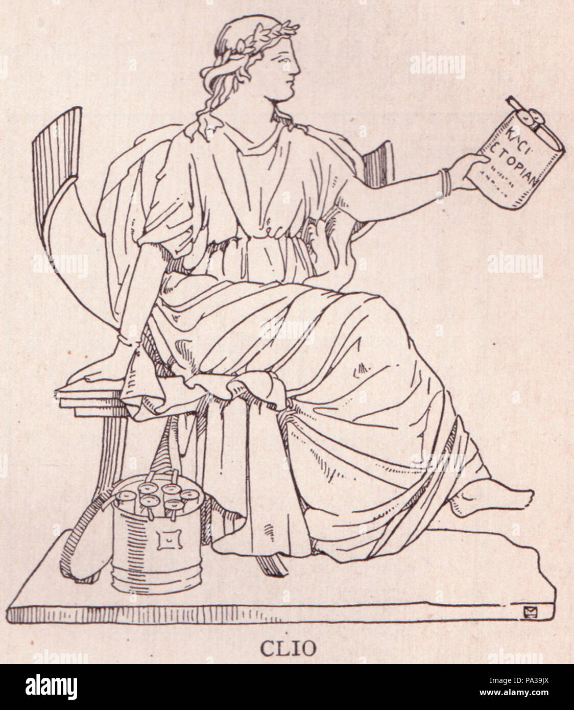 Clio greek mythology hi-res stock photography and images - Alamy