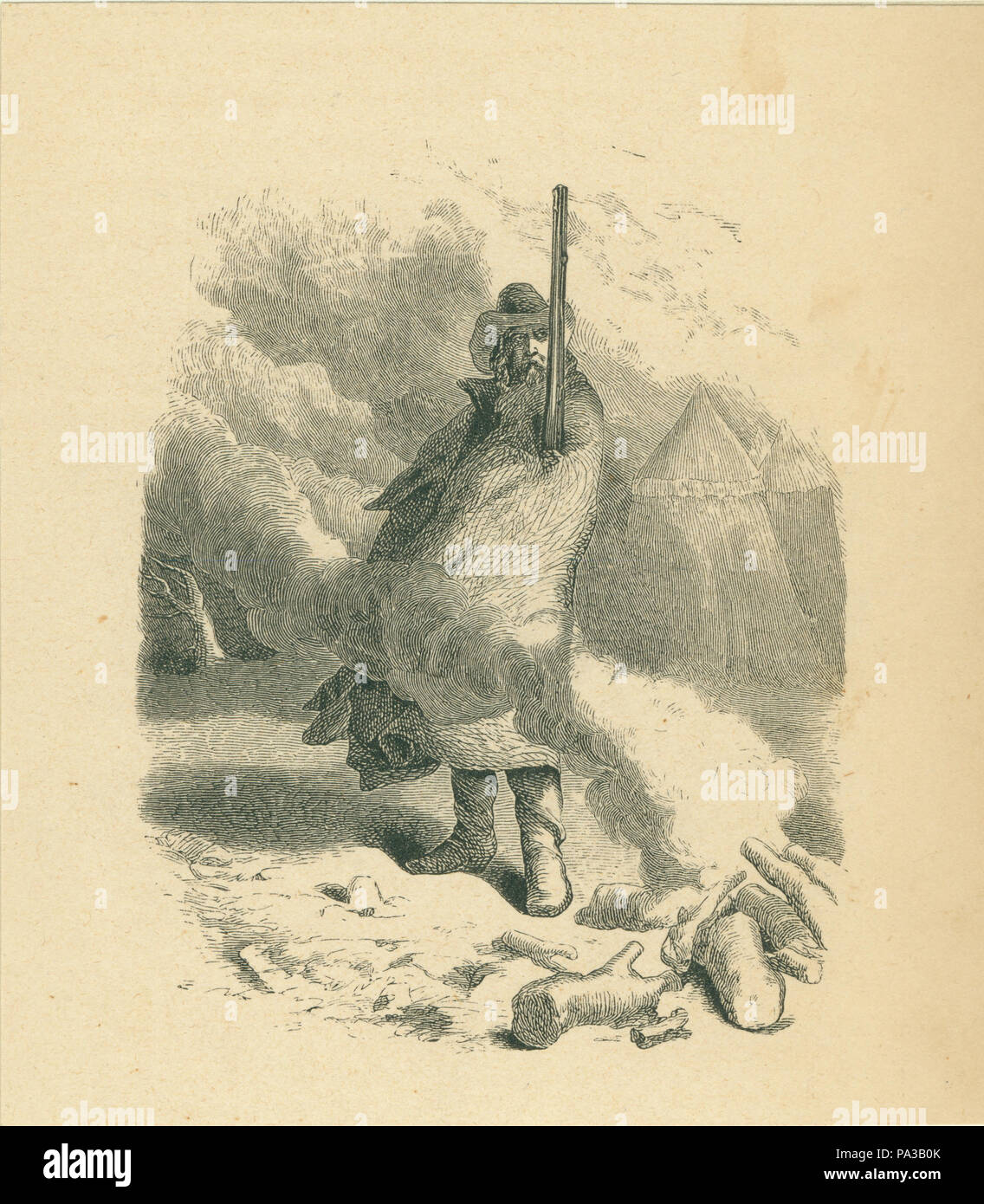 Pioneer settler hi-res stock photography and images - Alamy