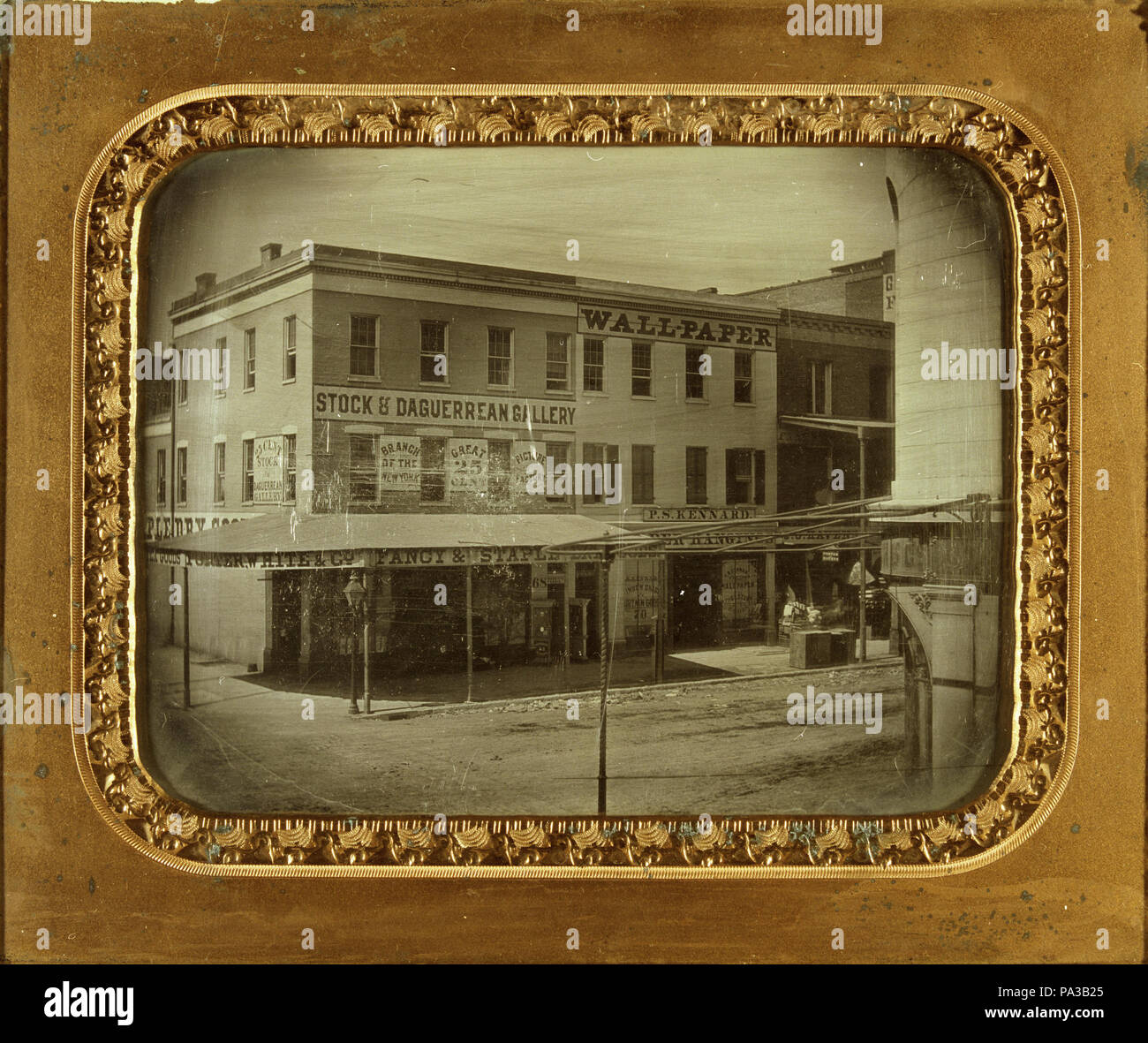 666 Fourth and Olive Streets, Northwest Corner, Stock and Daguerrean ...