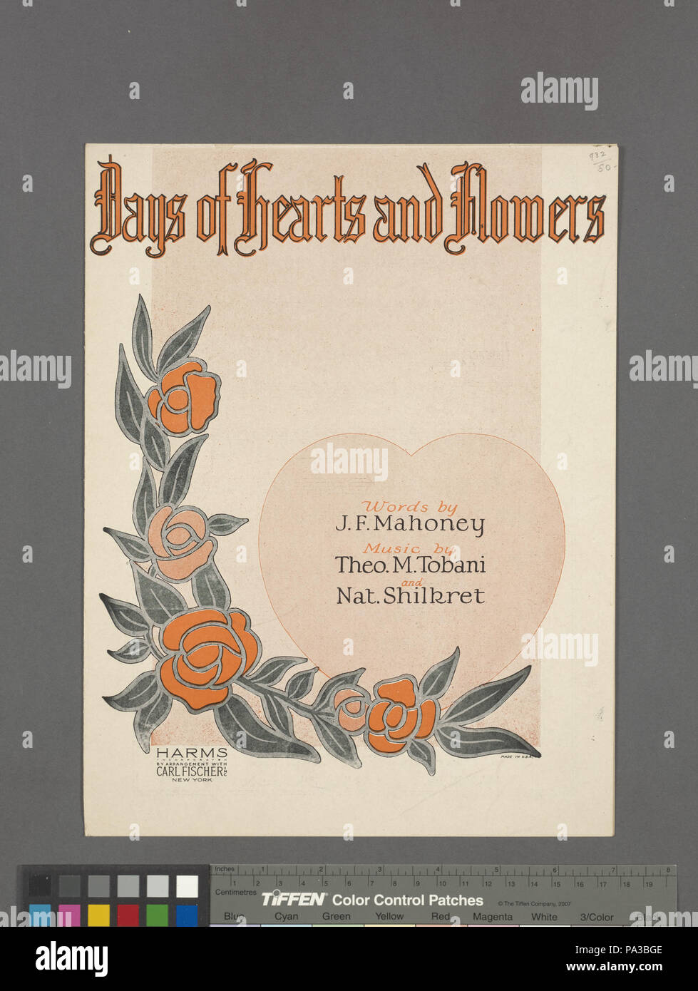 375 Days of hearts and flowers (NYPL Hades-449144-1157331 Stock Photo ...