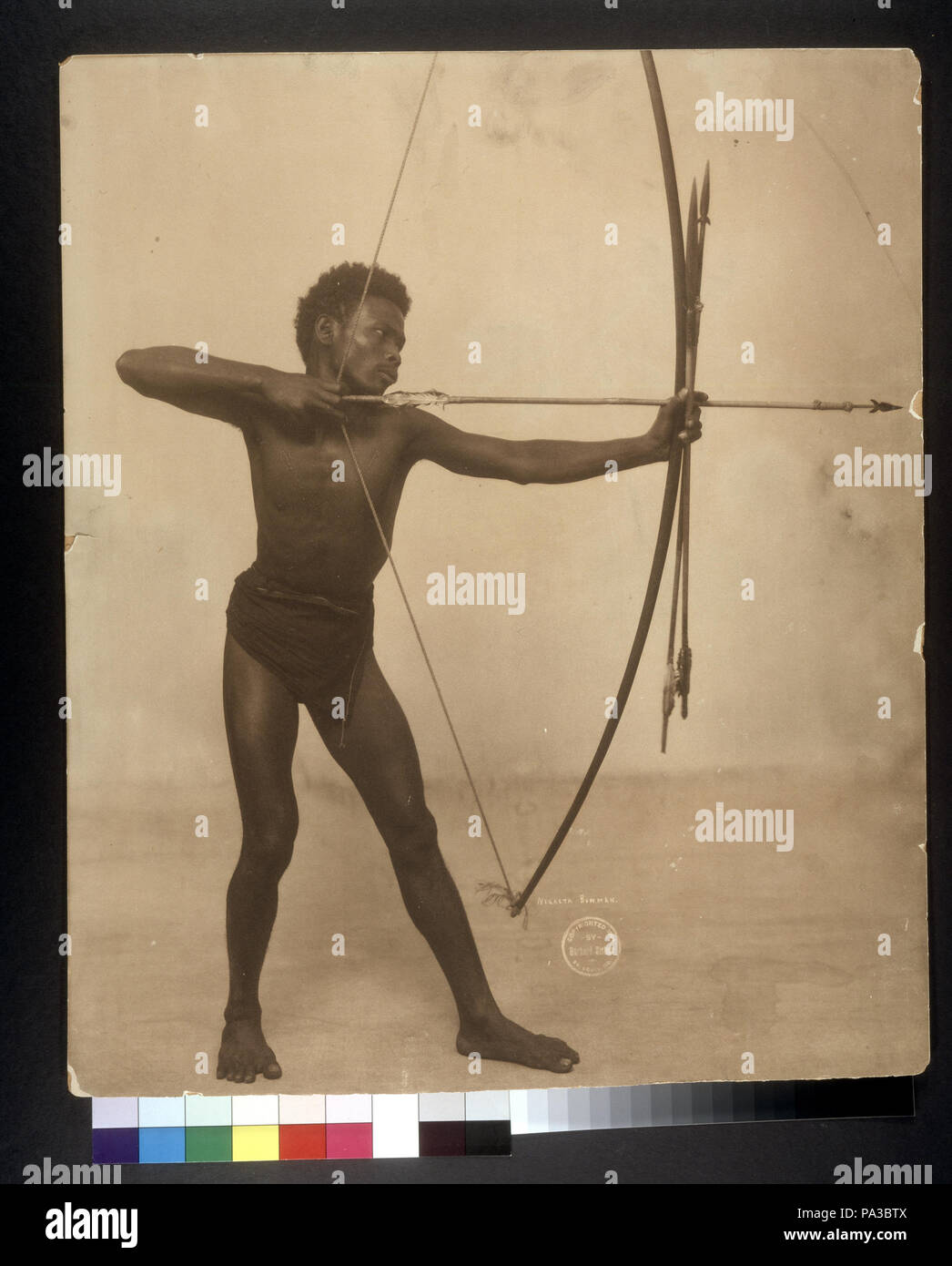 1904 worlds fair negrito bowman hi-res stock photography and images - Alamy