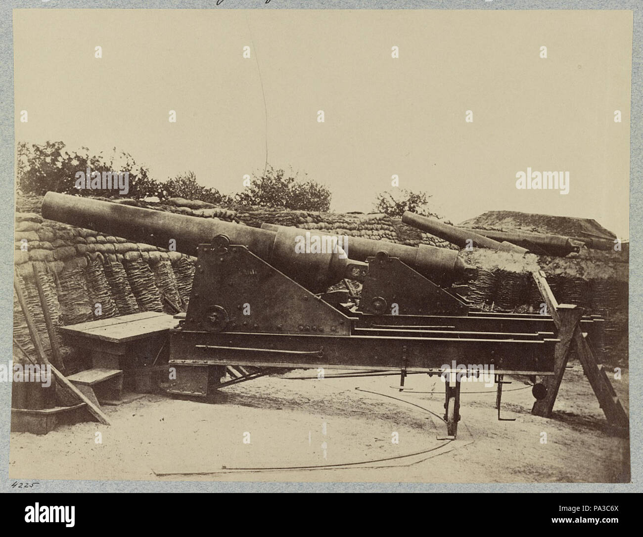 642 Federal Battery No. 1, near Farnhold's house, during Siege of ...