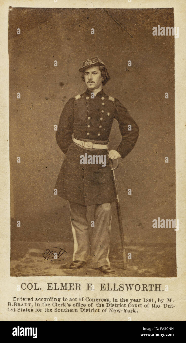 Elmer e ellsworth hi-res stock photography and images - Alamy