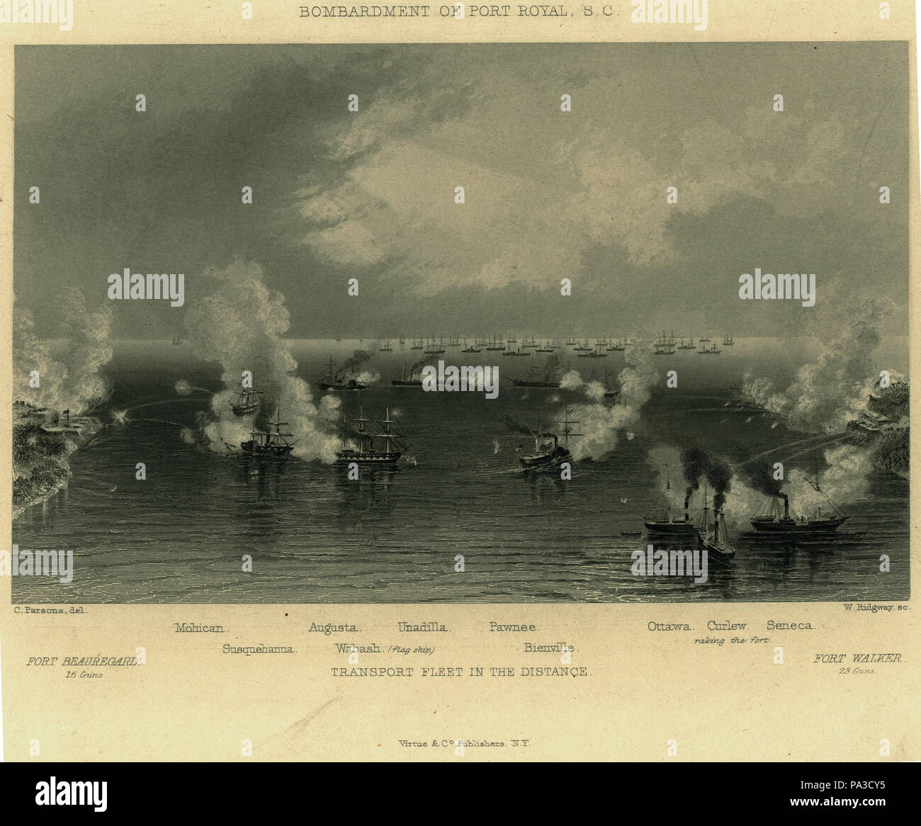 Naval battle of port royal hi-res stock photography and images - Alamy