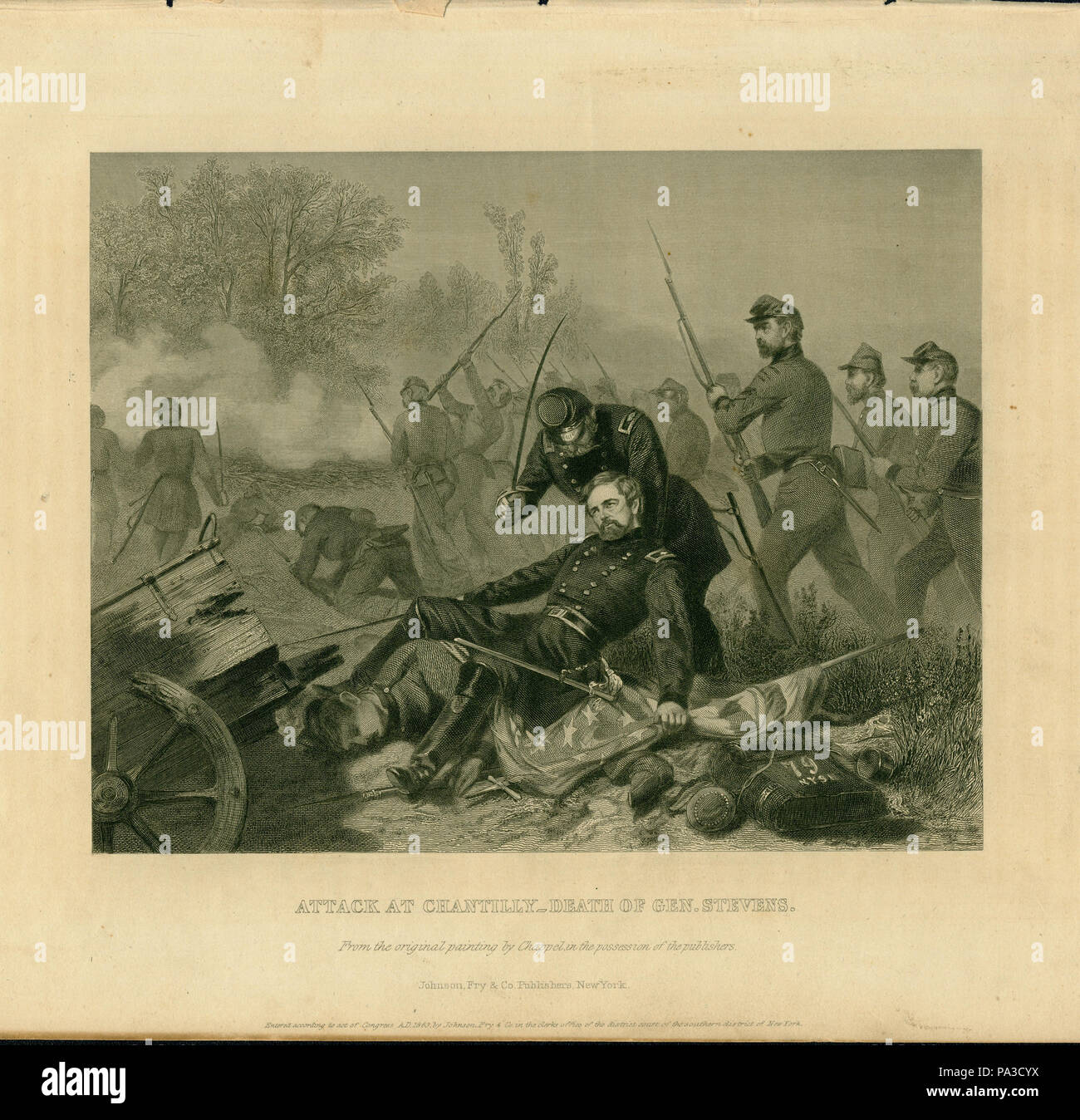 American civil war battle chantilly hi-res stock photography and images ...