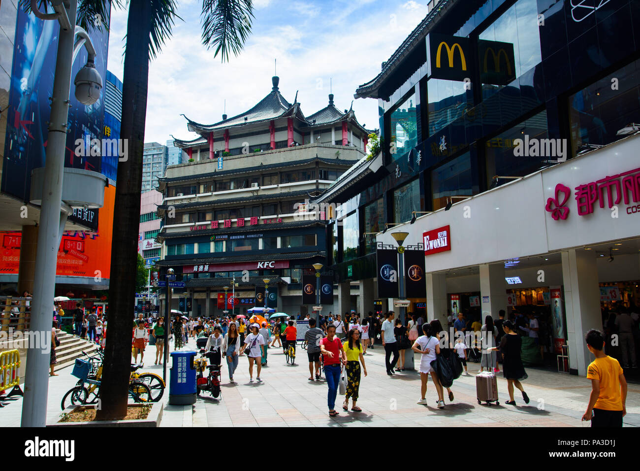 Shenzhen china walking street hi-res stock photography and images - Alamy