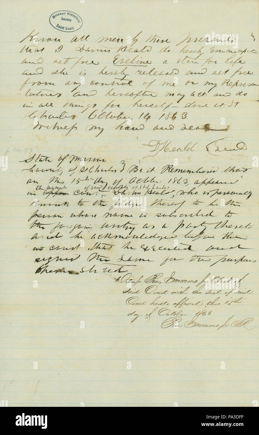 Emancipation 1863 hi-res stock photography and images - Alamy