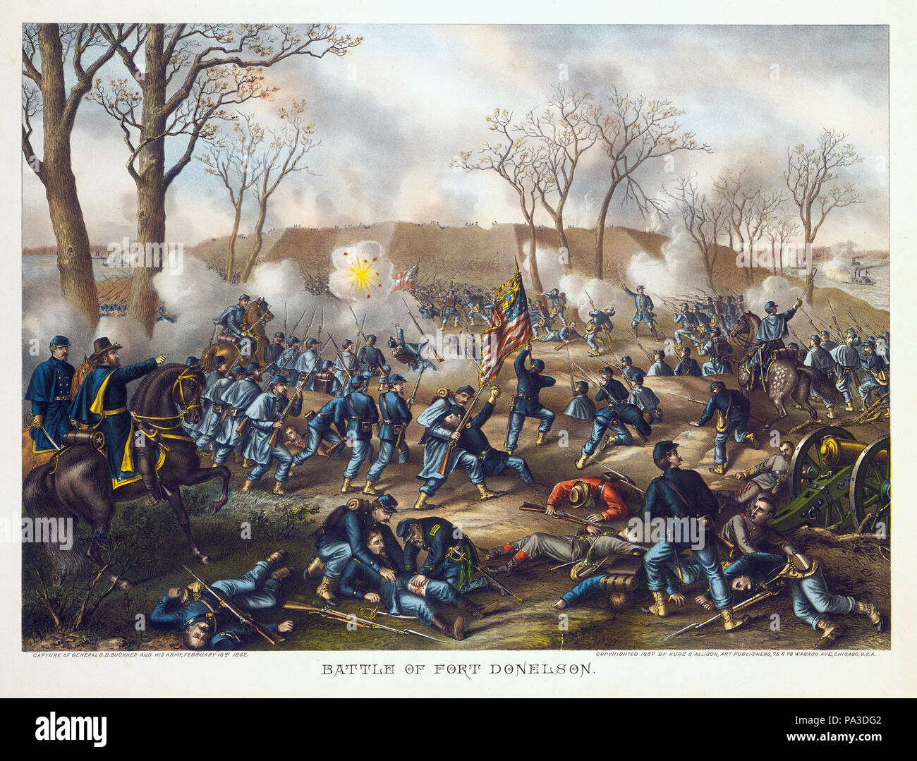 Battle of fort donelson hi-res stock photography and images - Alamy