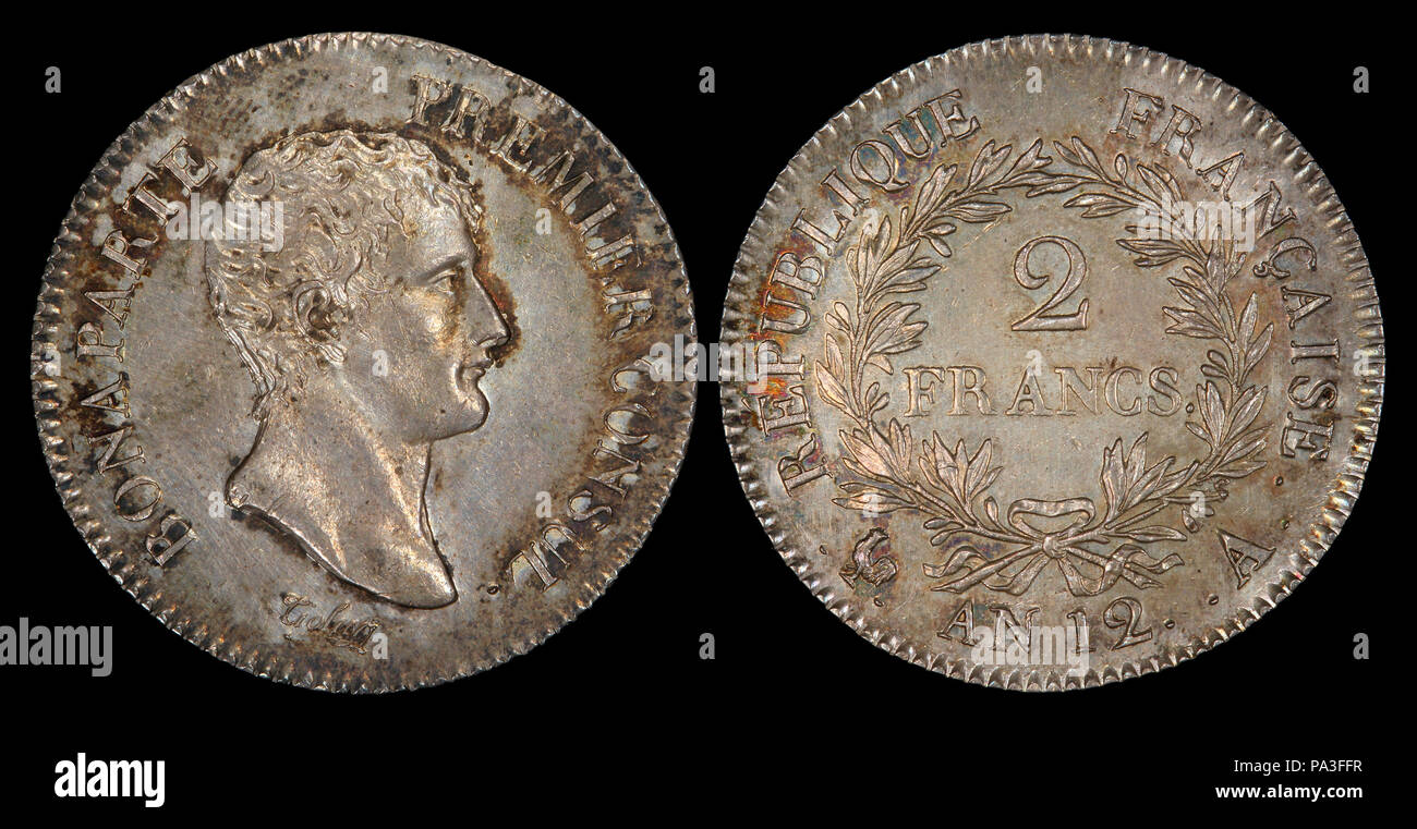 . English: France 1803-A 2 Francs . 1803 (coin), 2010 (image) 668 ...
