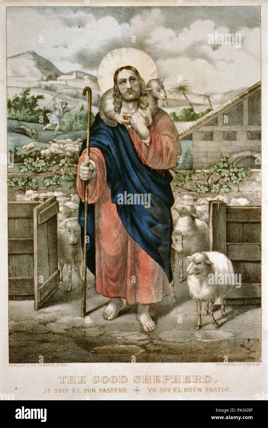 Good shepherd artwork hi-res stock photography and images - Alamy