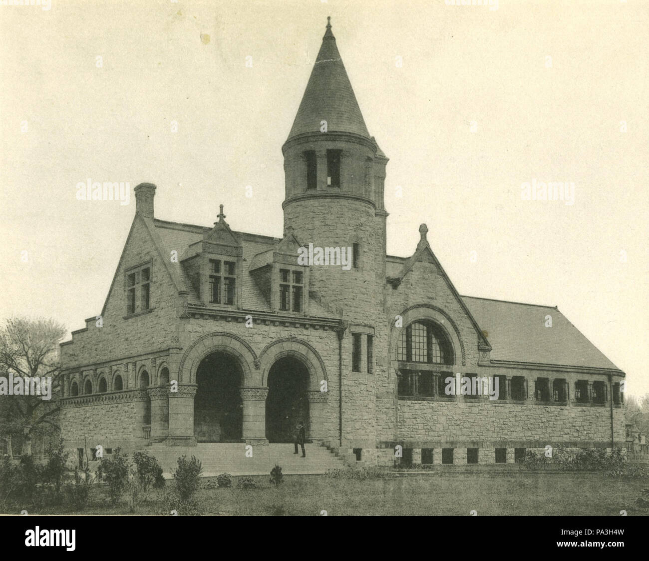 268 Cambridge Public Library-Main Library-circa 1889-photographer ...