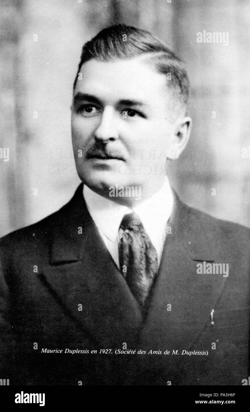 Maurice duplessis hi-res stock photography and images - Alamy