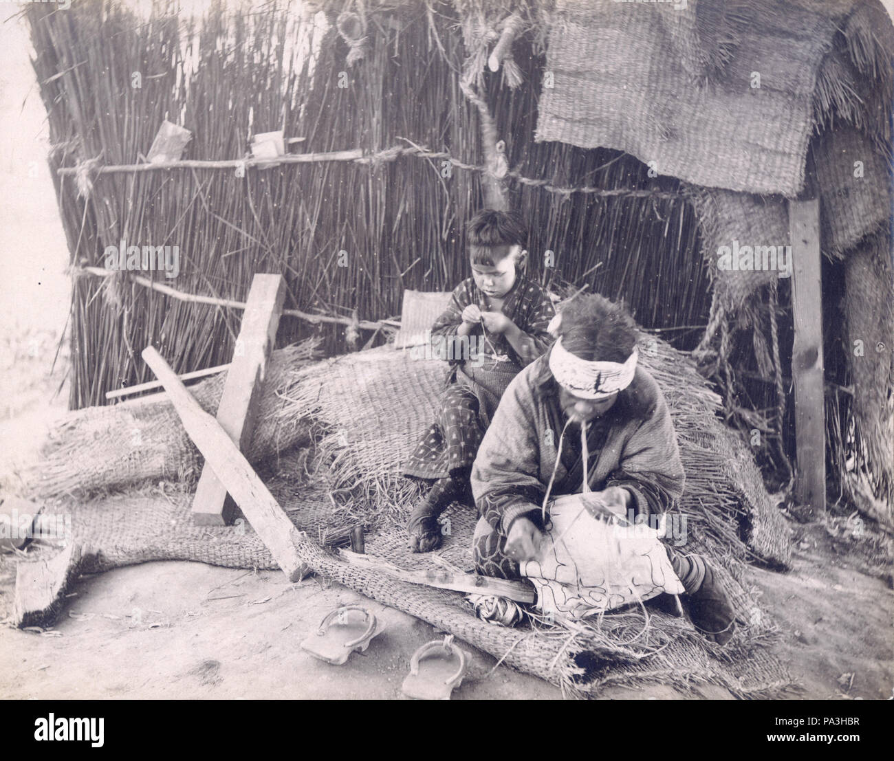 1 "Ainu Weaver." Department of Anthropology, Japanese exhibit, 1904 ...