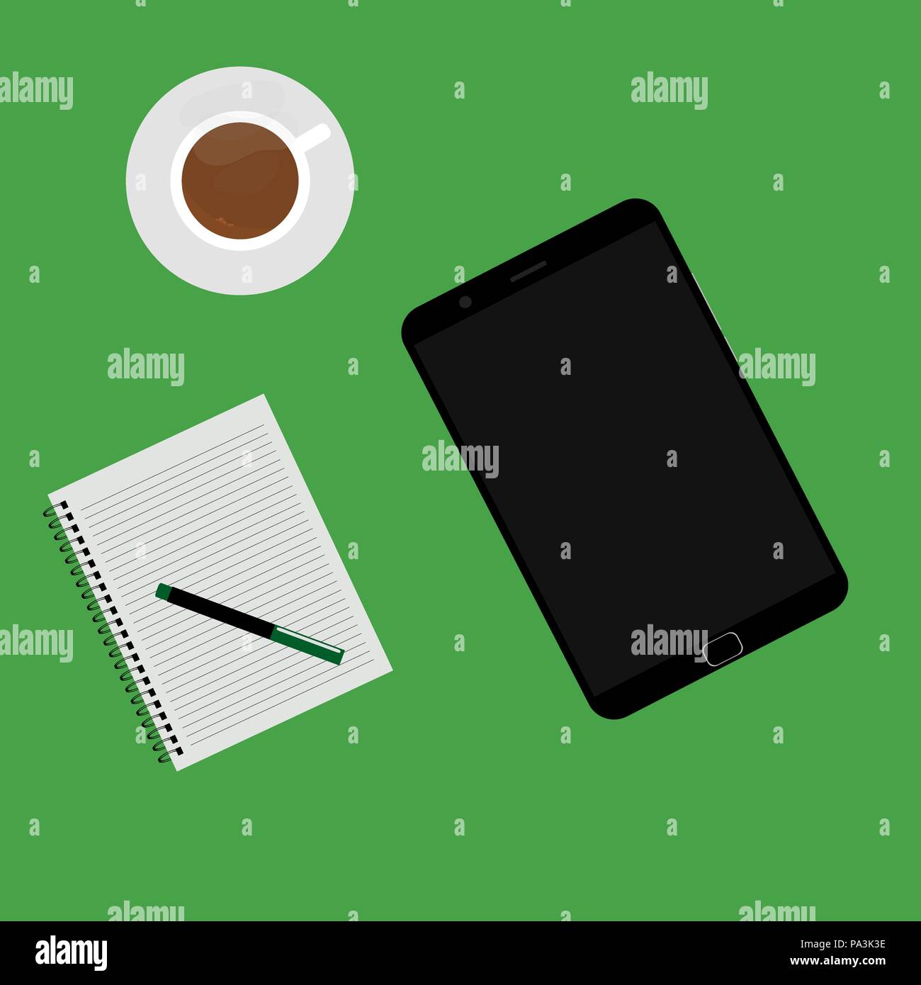 Paper coffee cup realistic Stock Vector Images - Alamy