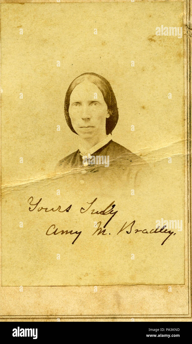 126 Amy Morris Bradley Civil War nurse Stock Photo - Alamy